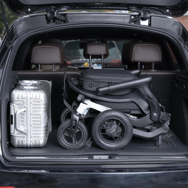 Robooter E80 Carbon Fiber Powerchair | 15.9kg & 15mi Range – Seacroft Mobility