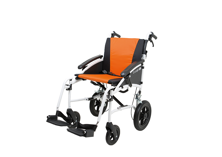 G-Logic Transit Wheelchair White – Seacroft Mobility