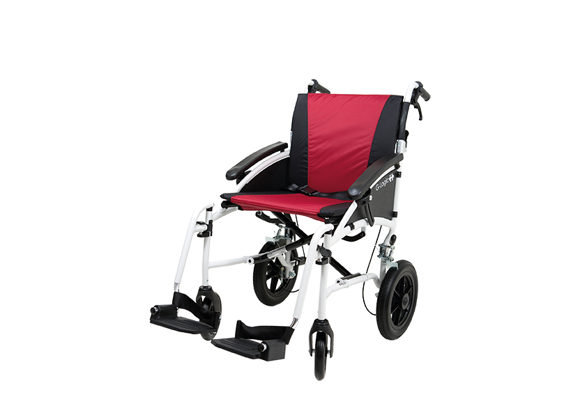 G-Logic Transit Wheelchair White – Seacroft Mobility
